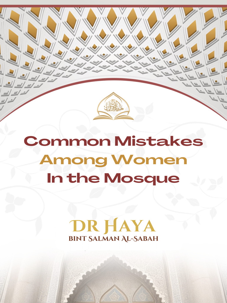 Common Mistakes of Women in The Mosque | PDF | Mosque | Sharia
