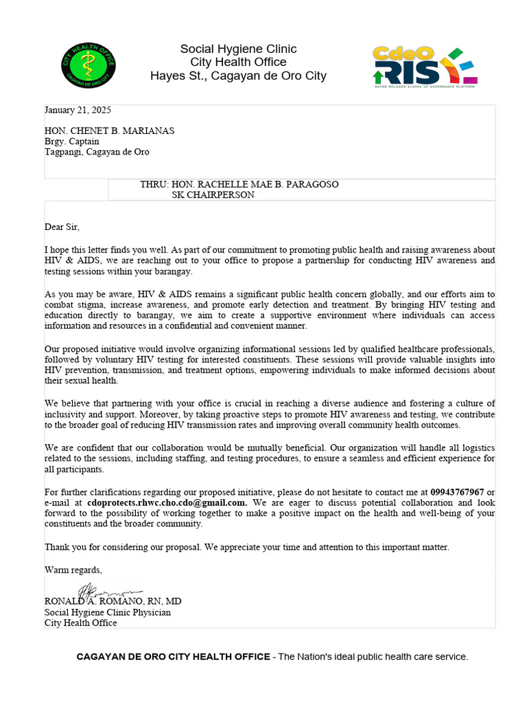 HIV Awareness Initiative in Tagpangi | PDF | Public Health | Hiv/Aids