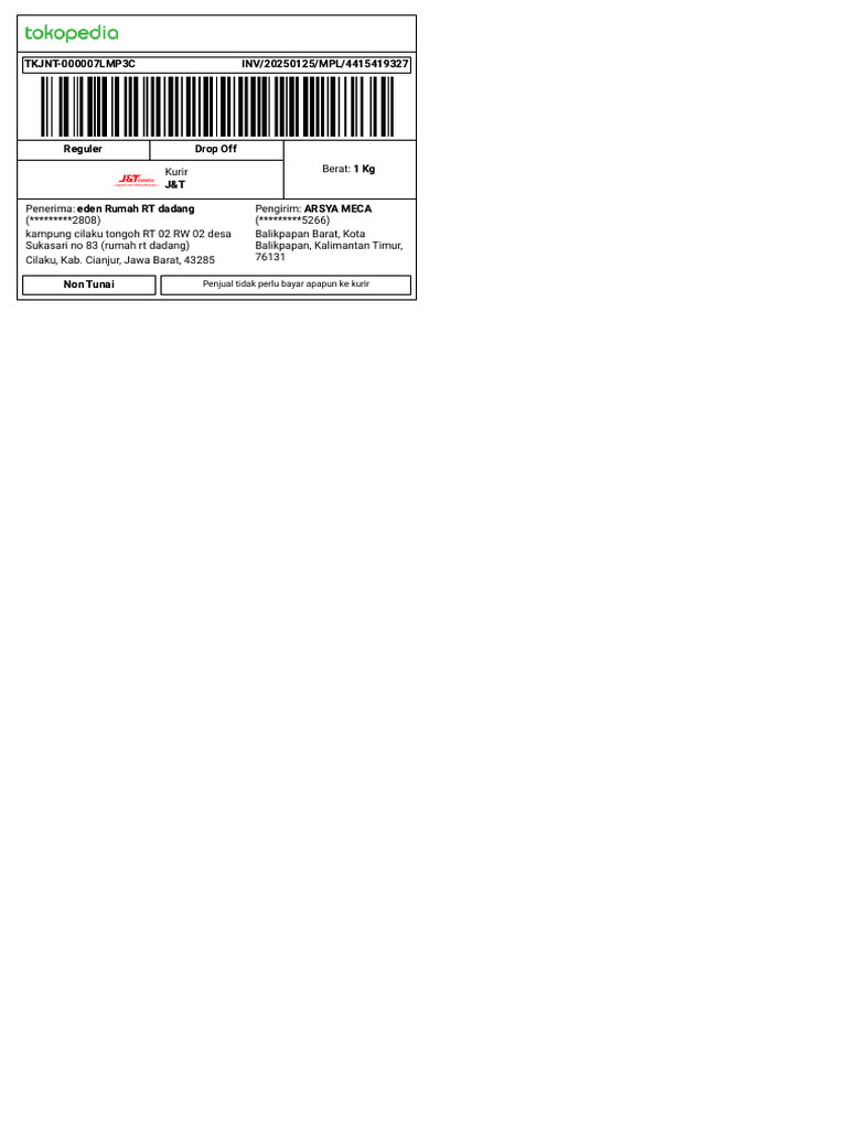 Label Resi GPS | PDF