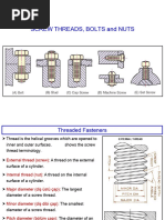 Threads - and - Threaded - Joints - Mechanical - Engineering - Drawing ...