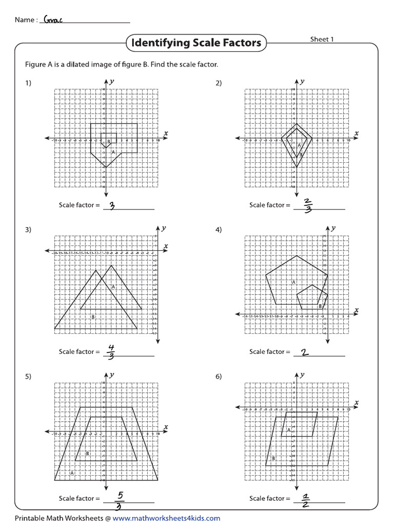 Identifying Scale Factor | PDF