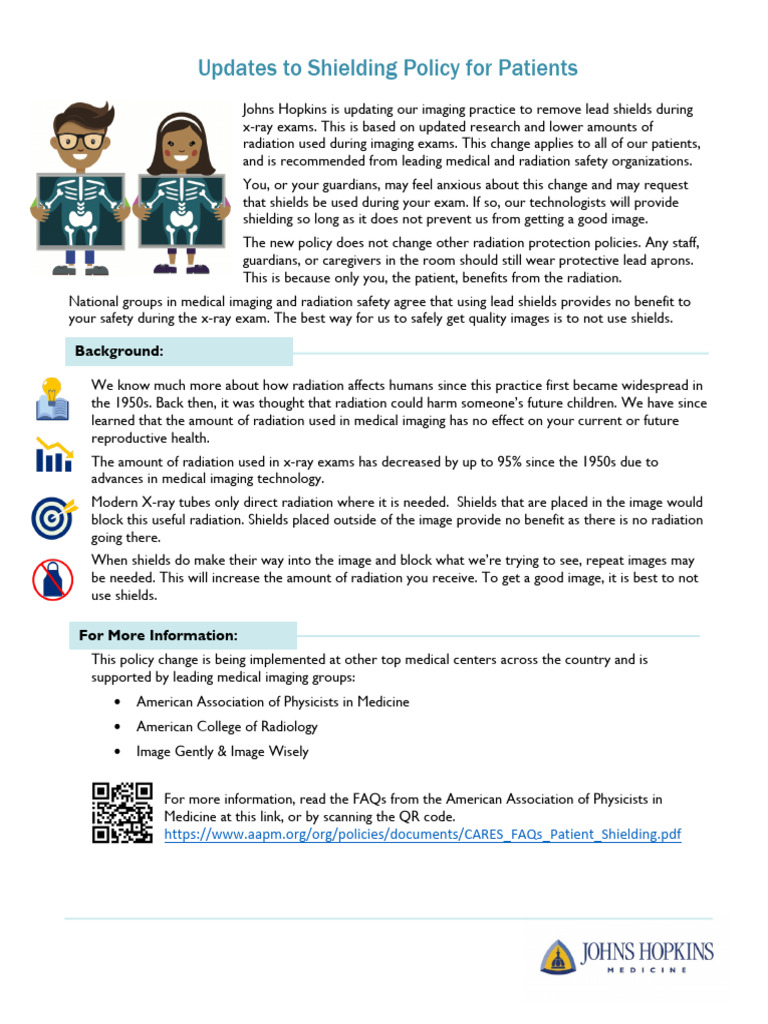 Shielding Update For Patients | PDF | Radiation Protection | Medical Imaging