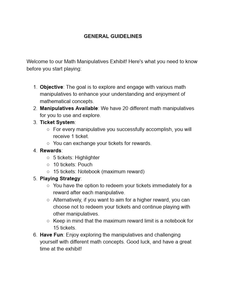 General Guidelines | PDF