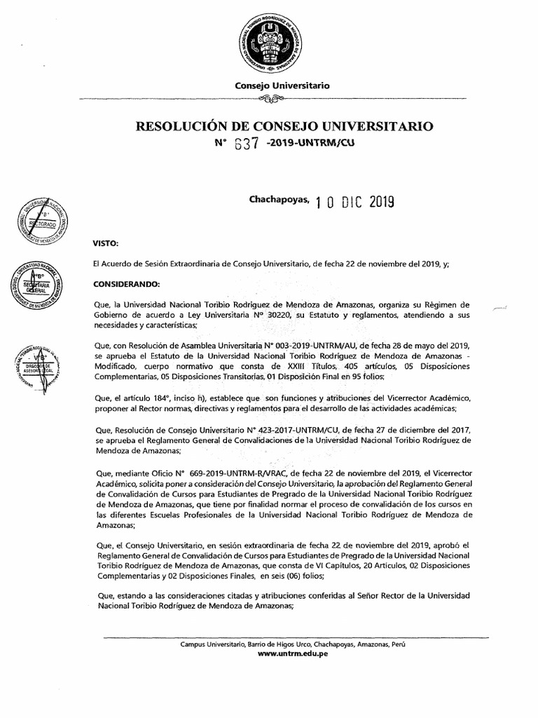 Rcu 637 2019 | PDF
