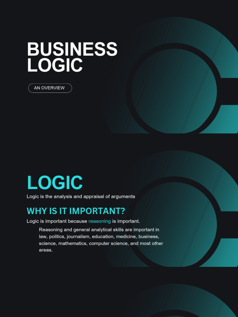 Understanding Business Logic Principles | PDF | Logic | Argument