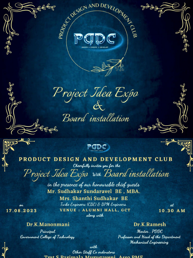 Invitation PDDC | PDF