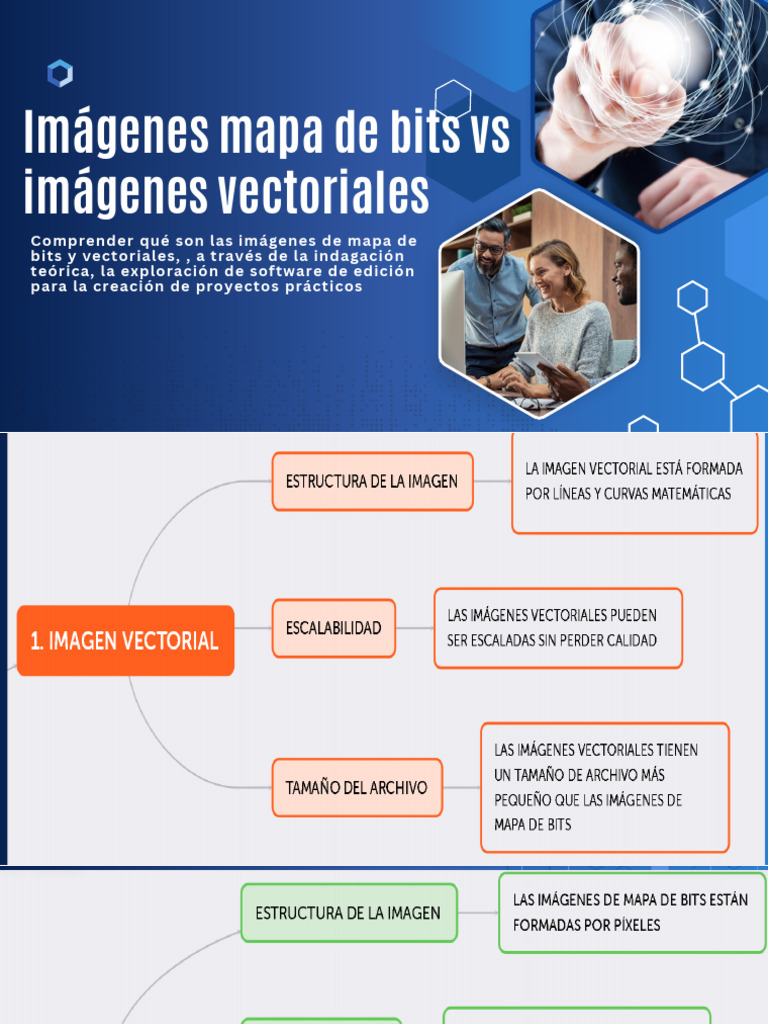 Imagen Mapa de Bits Vs Imagen Vectorial | PDF | Tecnologías de la ...