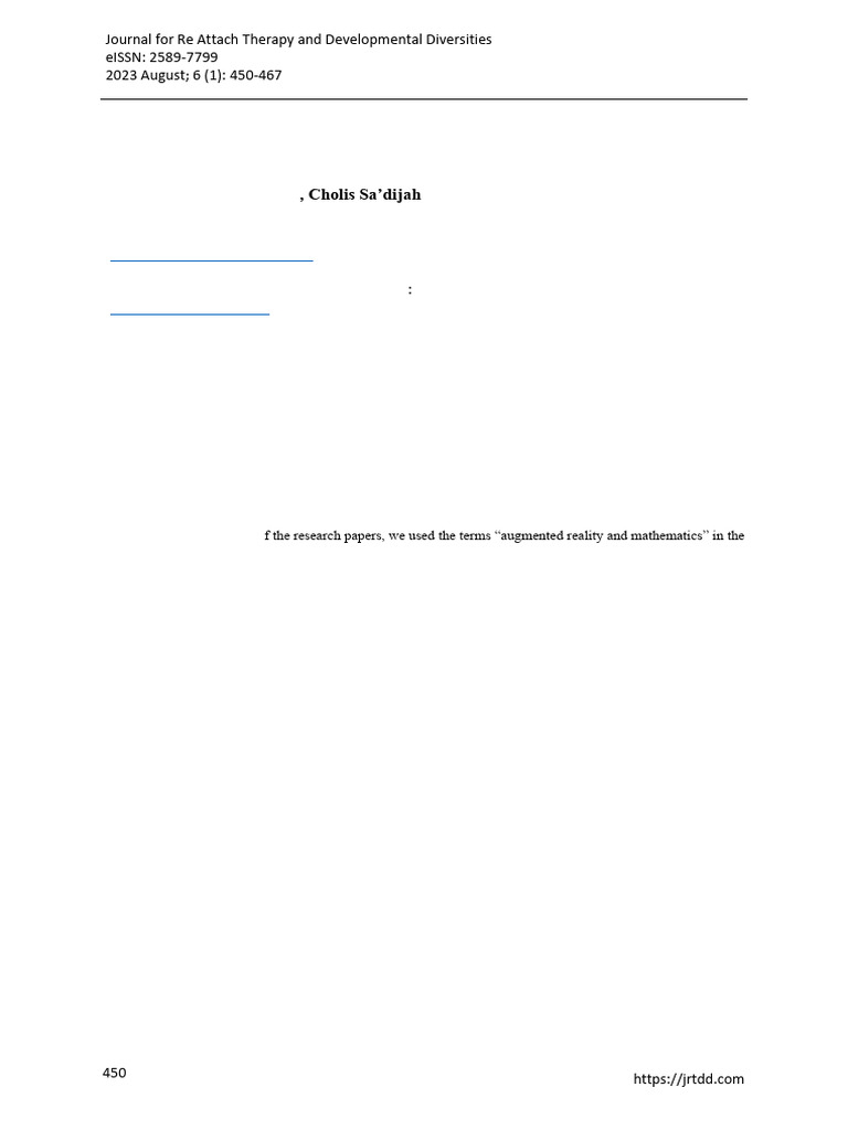 JRTDD 8 Cholis+Sa+Dijah 9 1410 | PDF | Systematic Review | Scientific Method