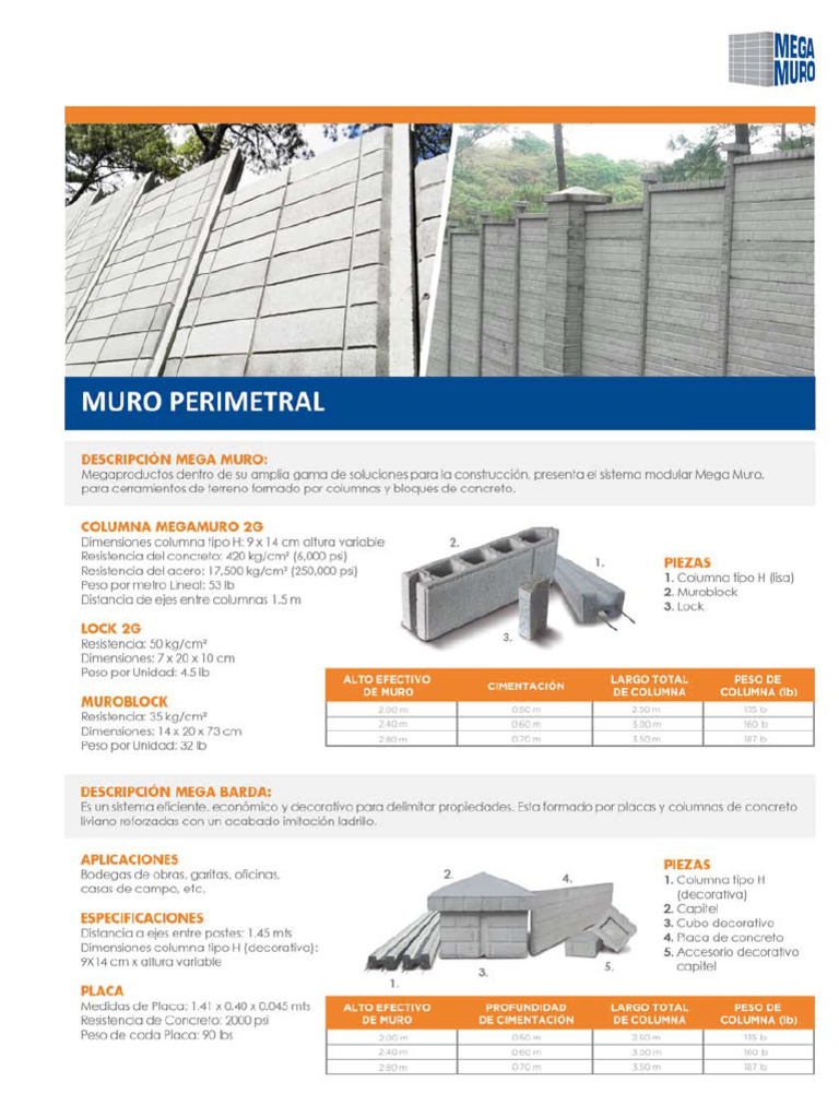 Muro-perimetral-Megamuro-Megabarda (2) | PDF