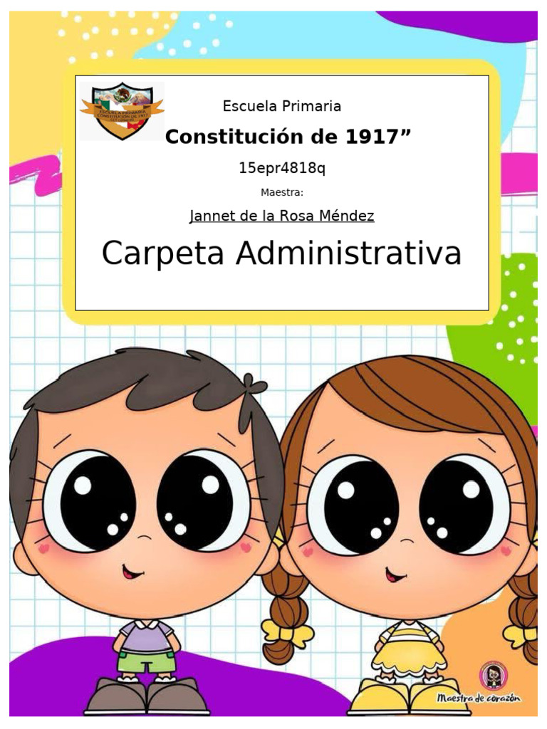 Portada Carpeta Pedagógica | PDF
