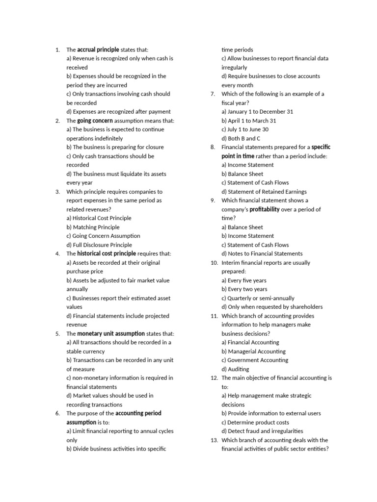 BAsic Accounting Quiz 1 - Set 2 | PDF | Accounting | Financial Accounting