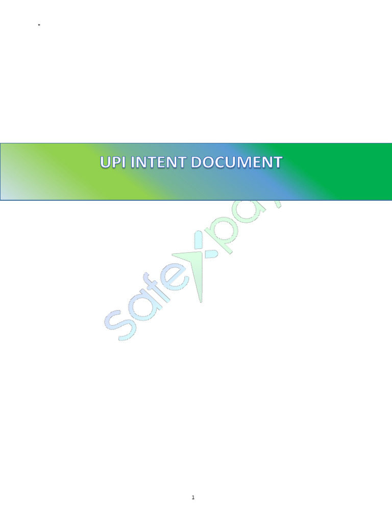 UPI Intent Integration | PDF | Encryption | Server (Computing)