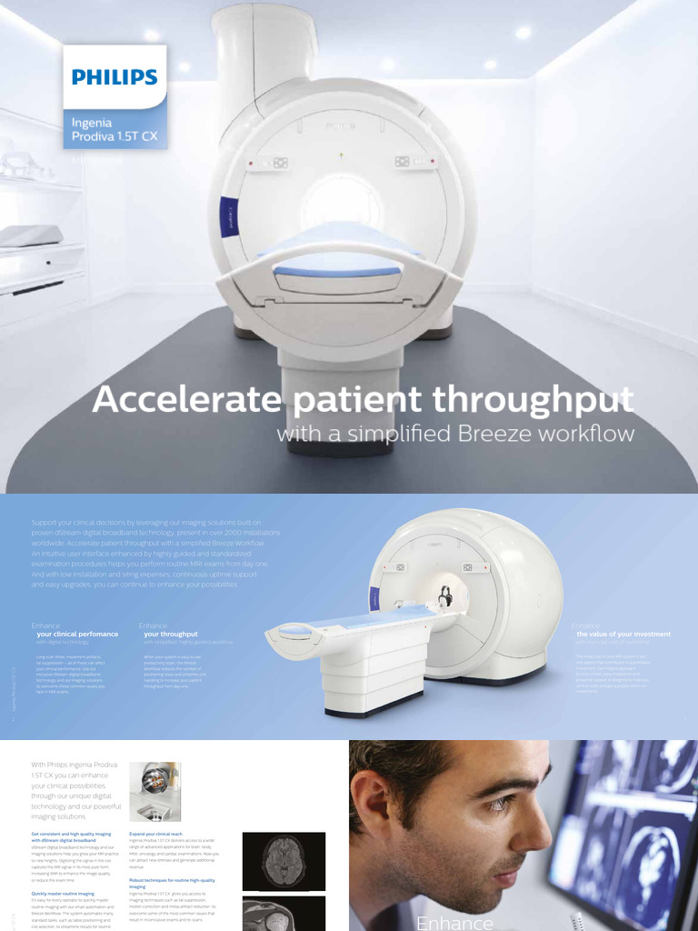 Philips Ingenia Prodiva 1.5T CX Machine | PDF | Magnetic Resonance ...