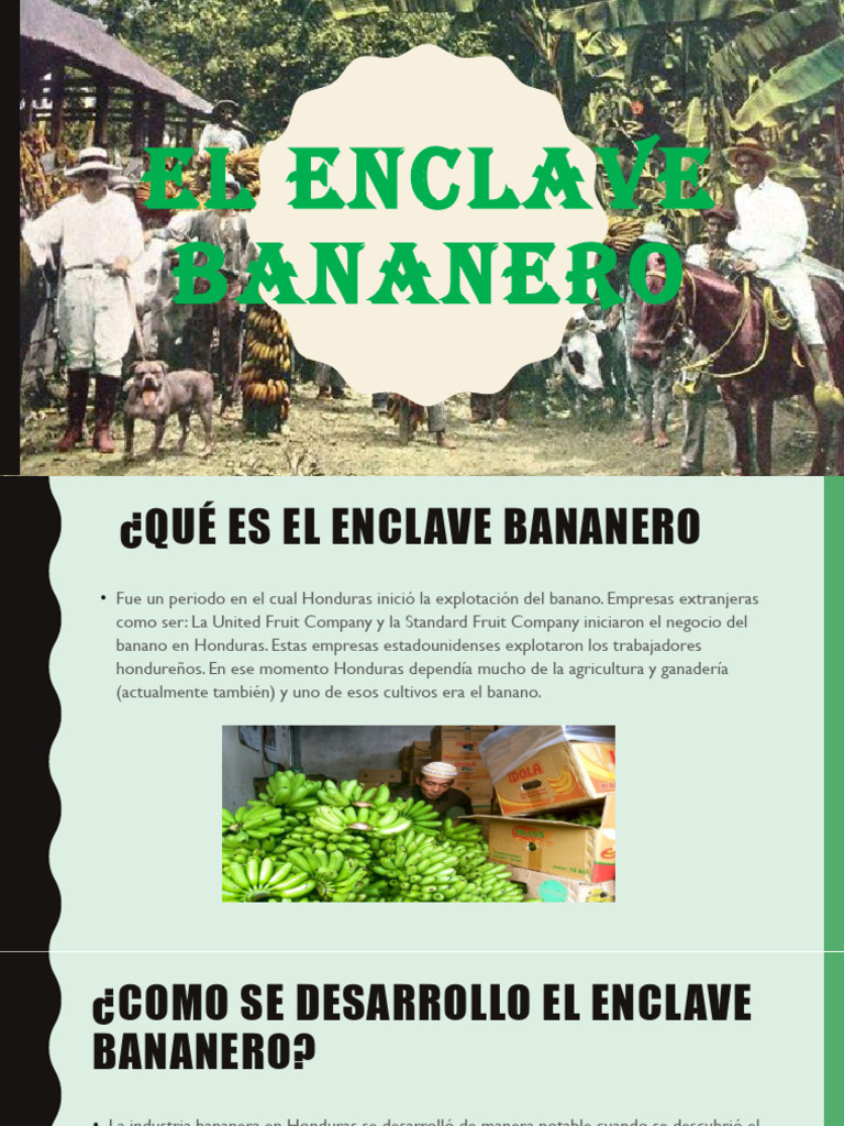 El enclave bananero | PDF | Honduras