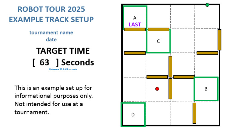 Robot Tour 25 Sample Track 1 Regional. | PDF