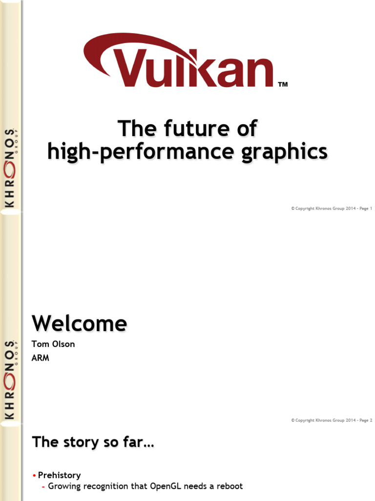 Pierre Loup Griffais and John McDonald Vulkan | PDF | Computing | Computer Libraries