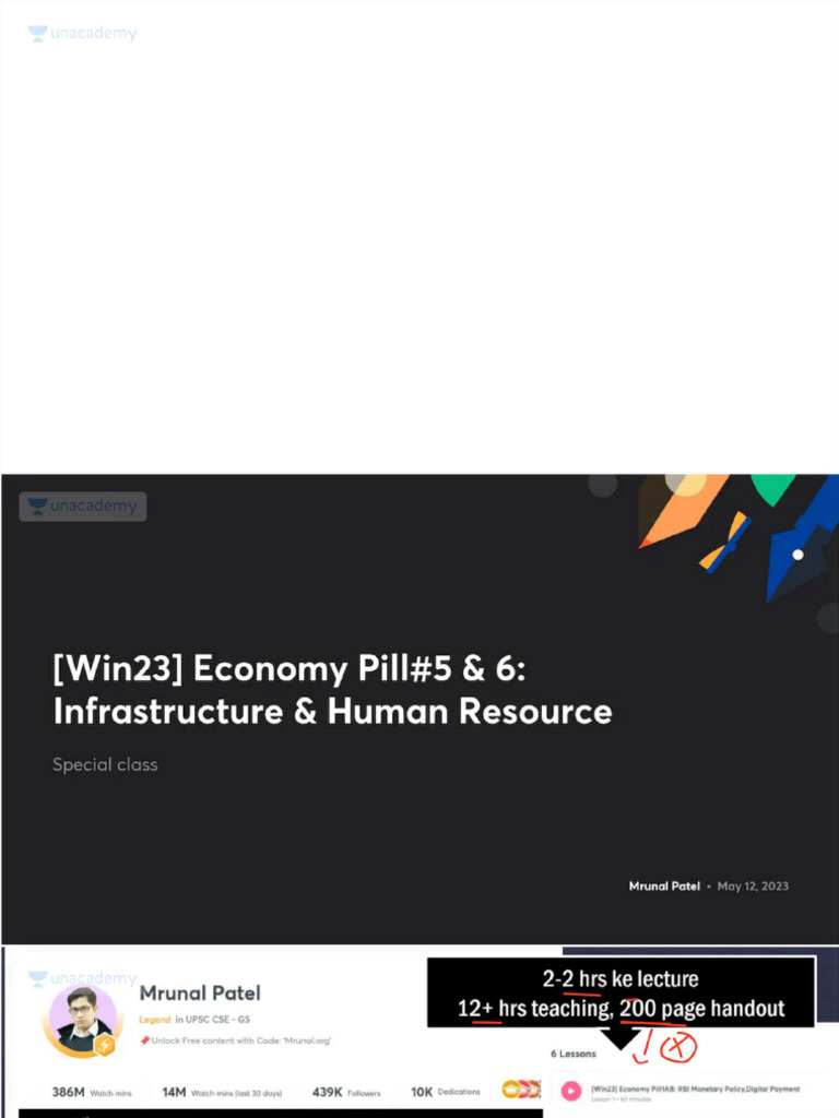 Win23 Economy Pill5 6 Infrastructure Human Resource With Anno | PDF