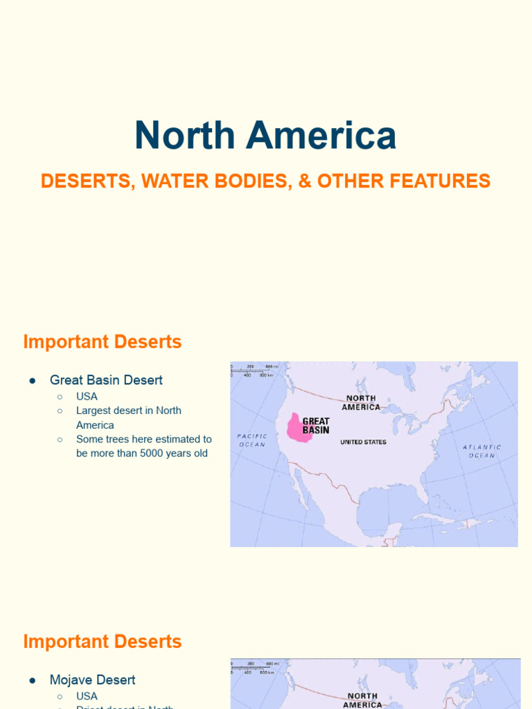 North America P2 | PDF | Desert | Arctic Ocean