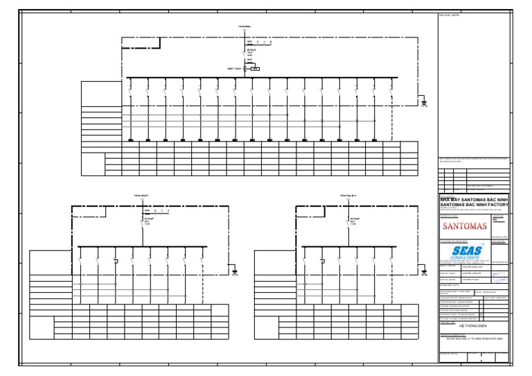 Ee 107 Single Line Diagram of 380v DB Off - DB g.h1 - DB g.h2 | PDF ...