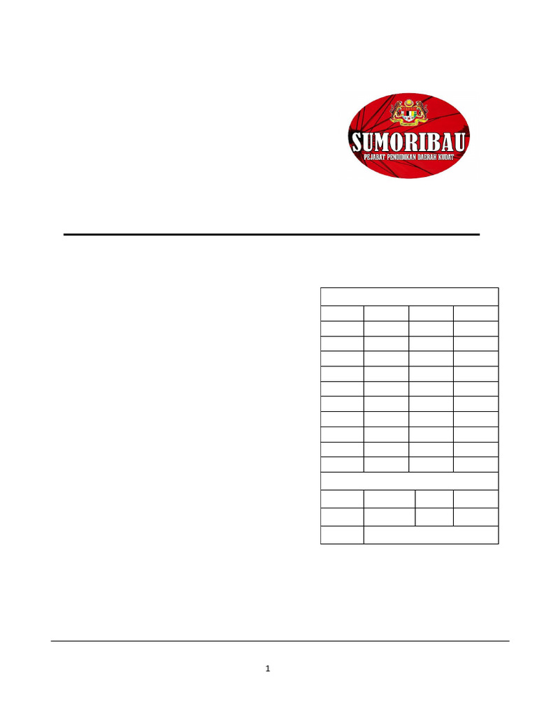 Soalan Setara SRT 2024 | PDF