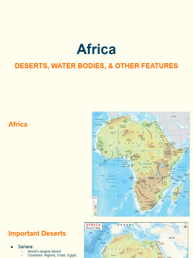 Mapping - Africa P2 | PDF | Africa | Physical Geography