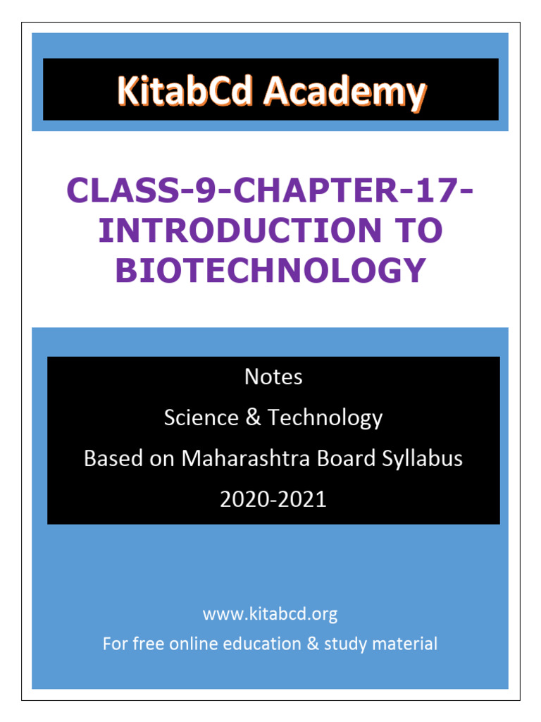 Ch17 Kitabcd MSBSHSE Class 9 Science Notes | PDF | Epithelium | Tissue ...