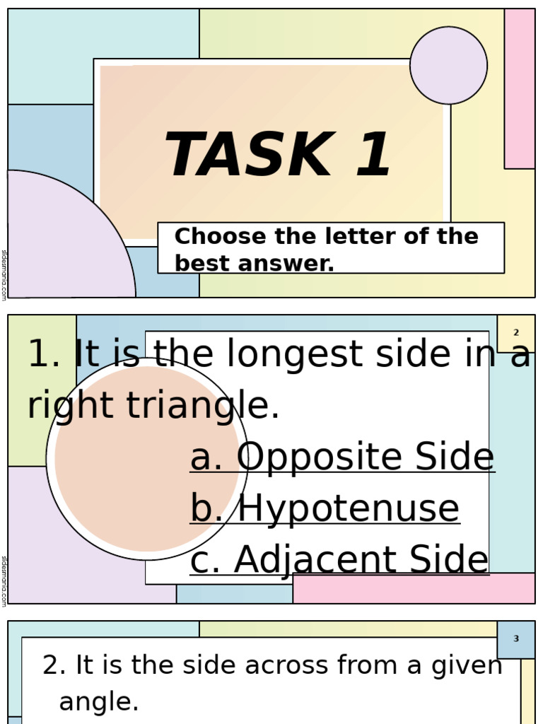 Lesson1D_Solving Right Triangle | PDF | Geometric Shapes | Mathematics