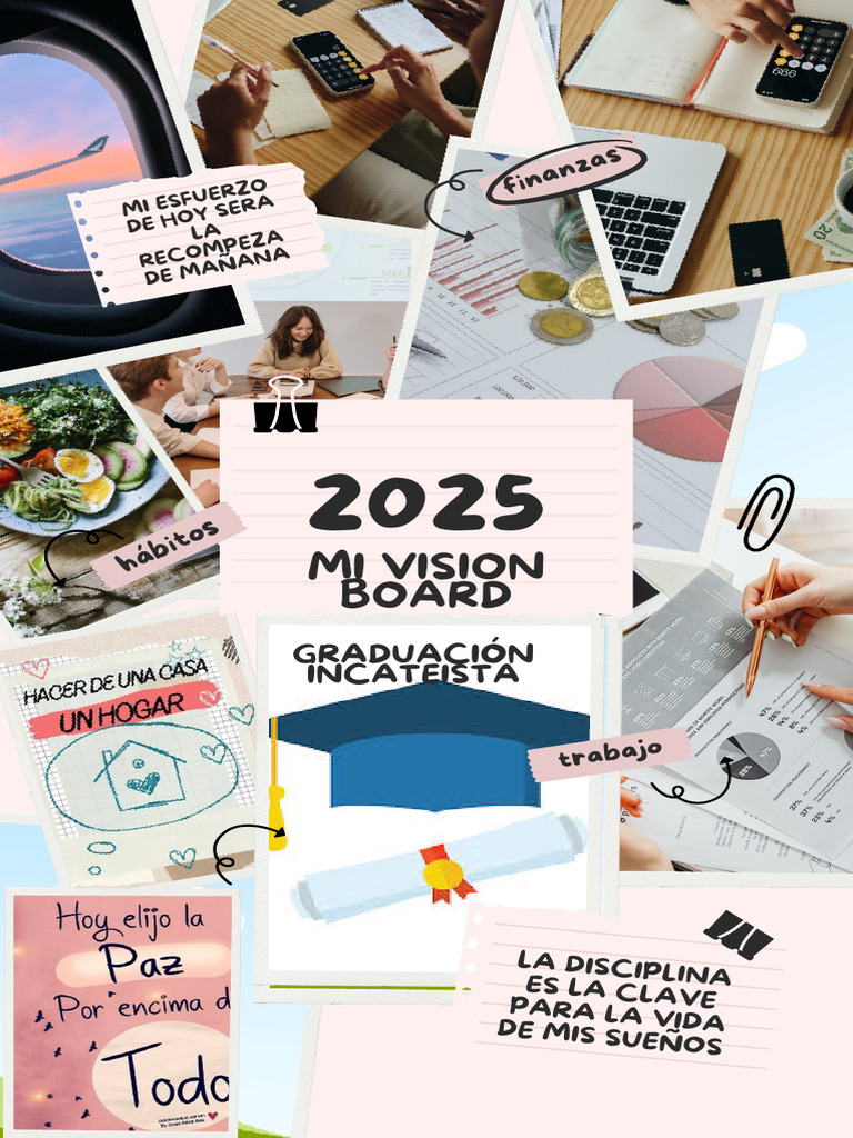 Vision Board Metas Año 2025 | PDF