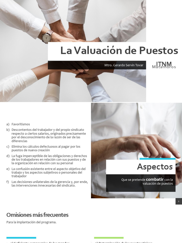 Valuación de Puestos: Claves y Retos | PDF | Economias