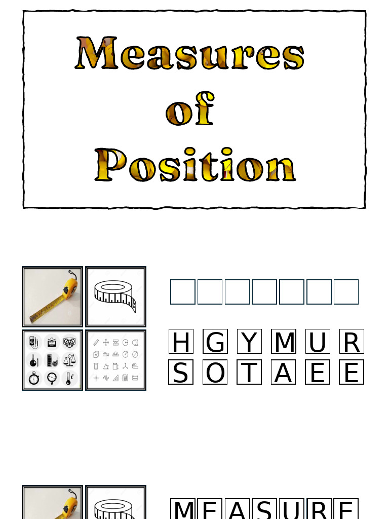 Intro (Measures of Position) | PDF | Quantile | Descriptive Statistics
