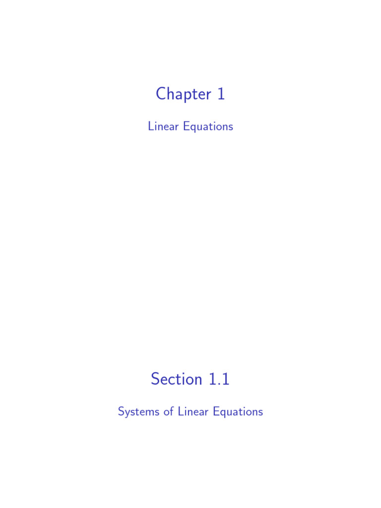Chapter 1 | PDF | Matrix (Mathematics) | Applied Mathematics
