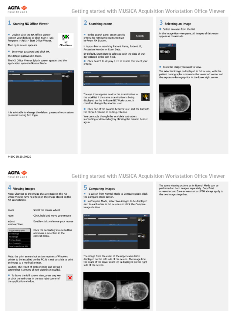 MUSICA Acquisition Workstation (NX) - Office - Viewer - Getting ...