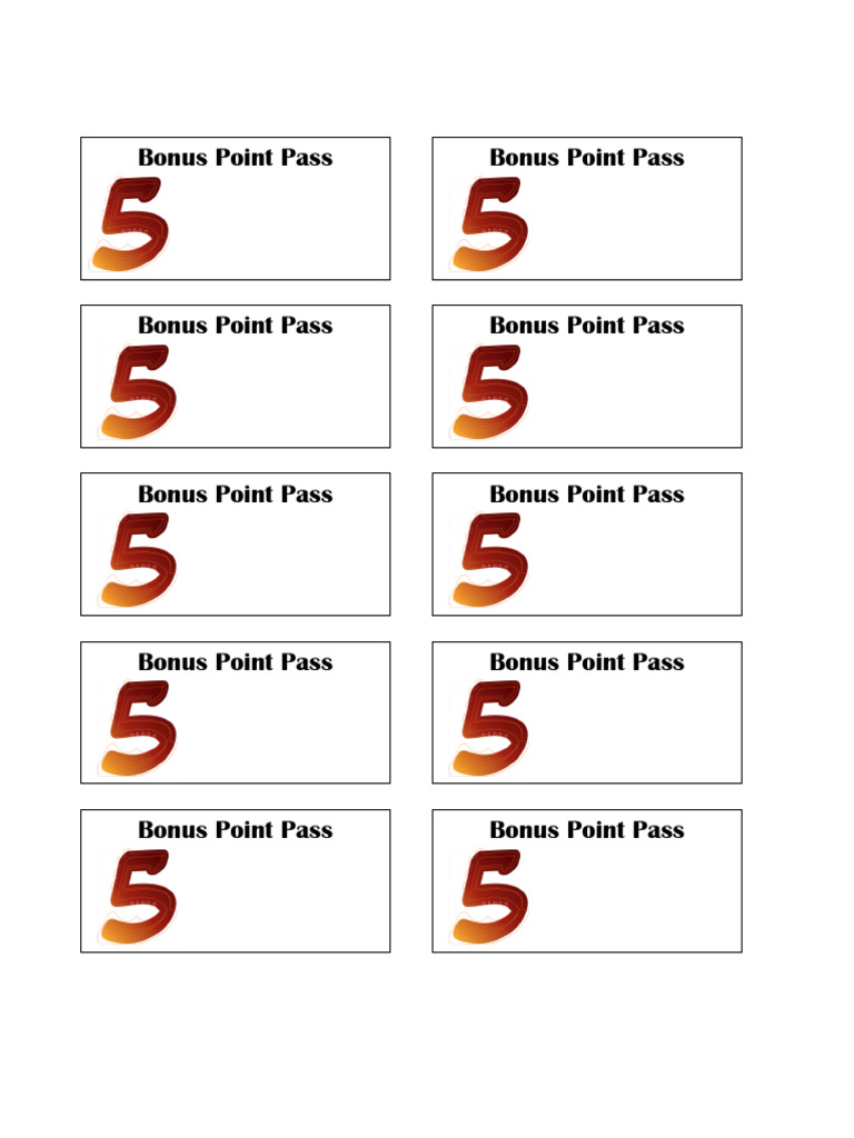 5 Bonus Points Coupon for Tests | PDF