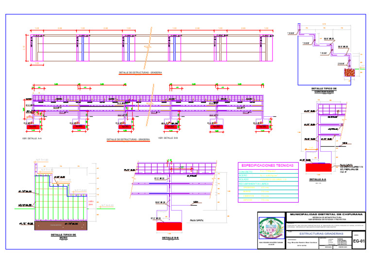 ESTRUCTURAS GRADERIAS | PDF