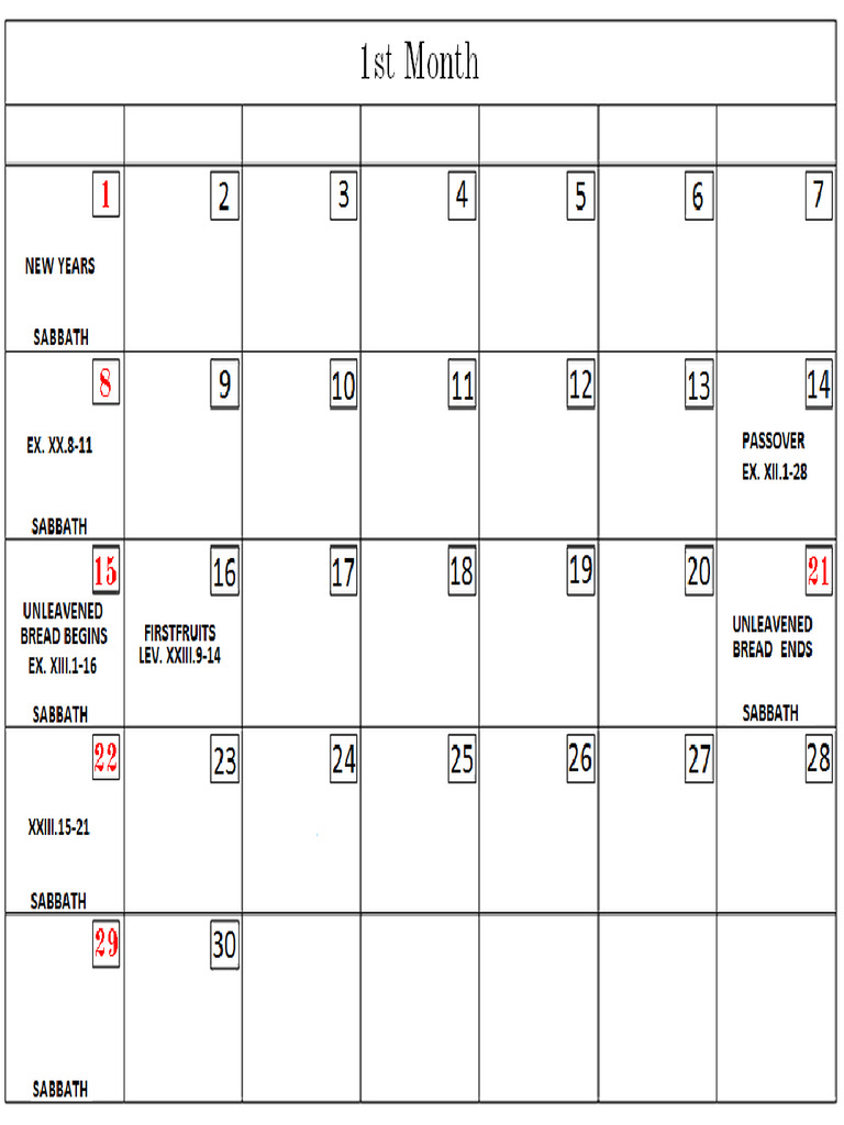 OFP Feast Day Calendar | PDF