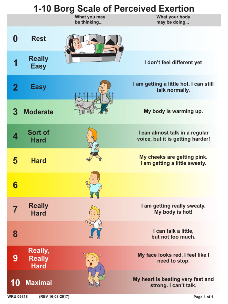 BORG scaleOfPerceivedExertion | PDF