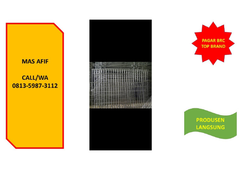 0856-4514-7822 Jual Pagar BRC Bubutan - Surabaya | PDF