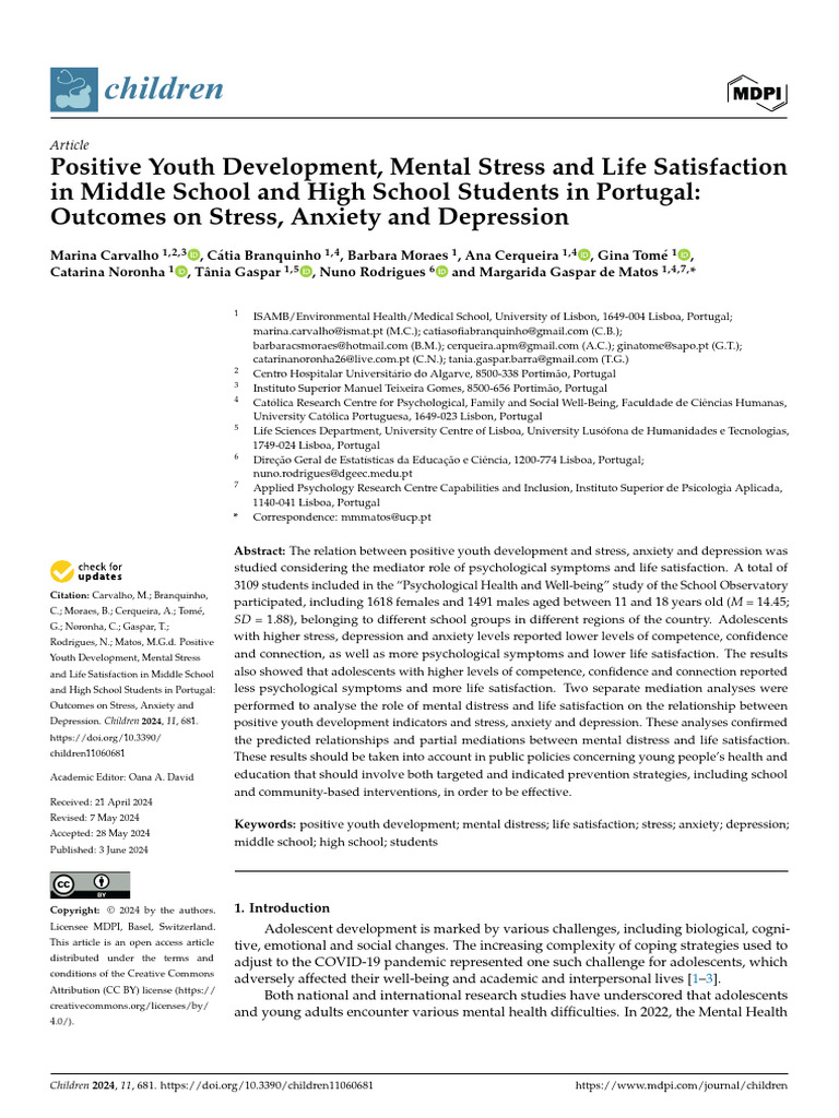 Children | PDF | Psychological Resilience | Mental Disorder