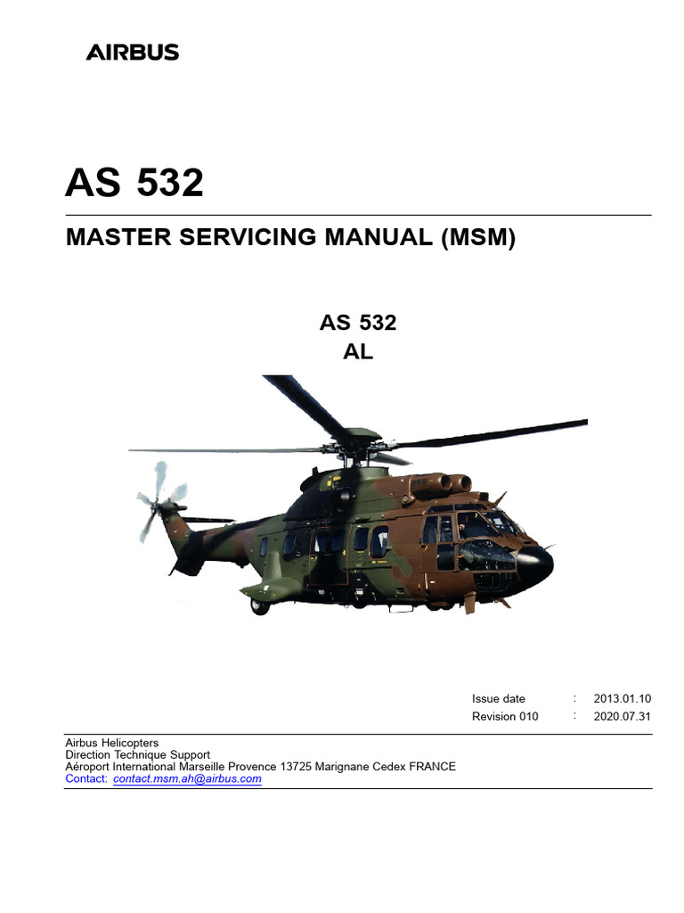 532K1-AL MSM-05 E MC10 A4 VOL01-1 Low | PDF | Helicopter Rotor | Aviation