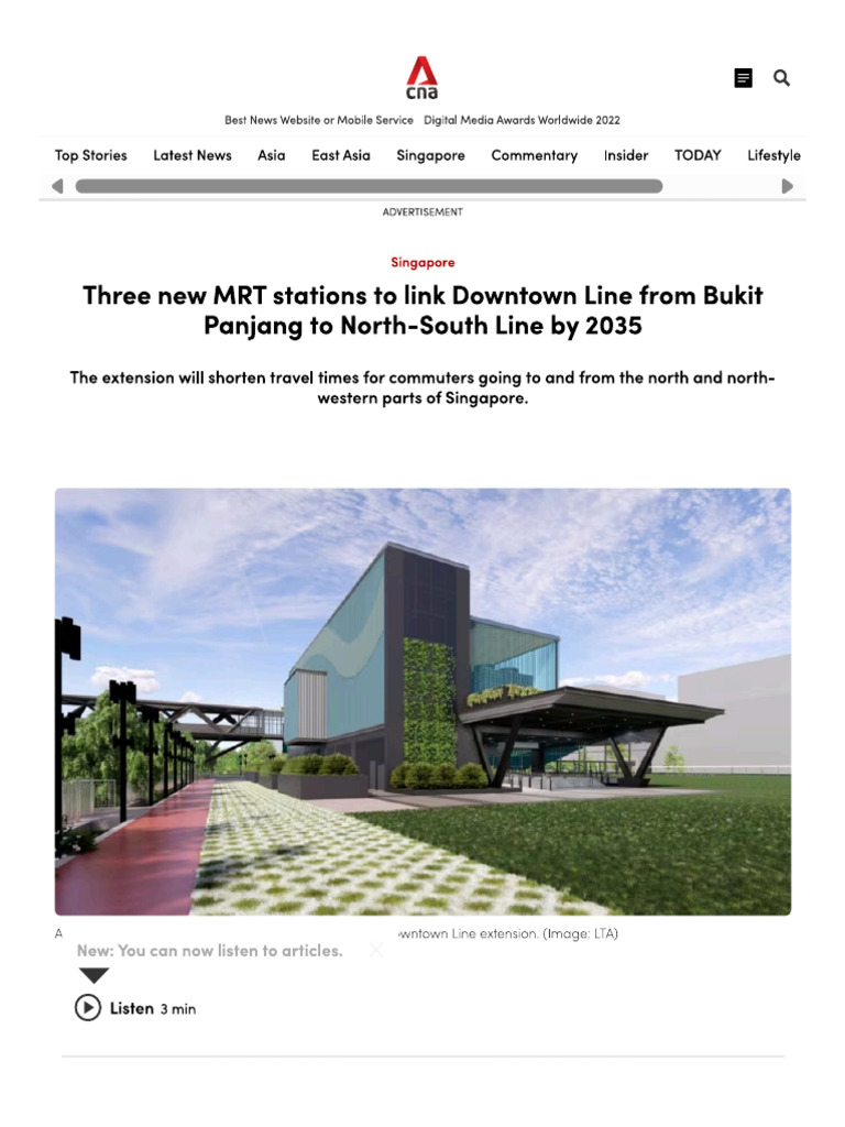 Three New MRT Stations To Link Downtown.. | PDF
