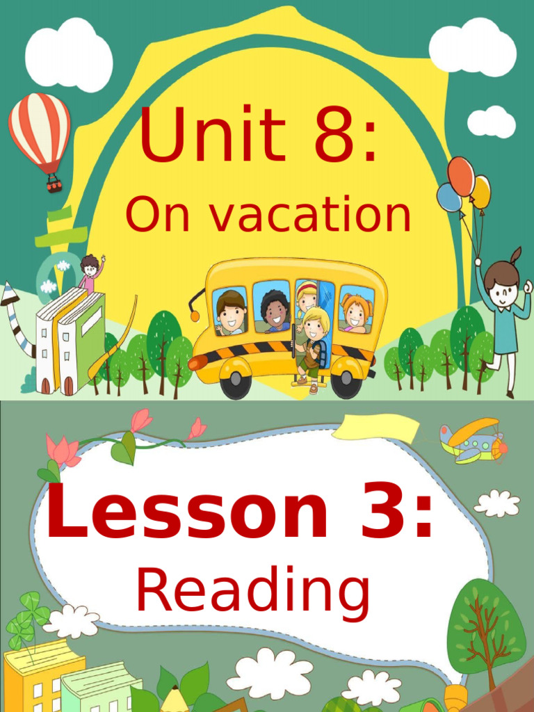 Unit 8 - Lesson 3 - Reading | PDF