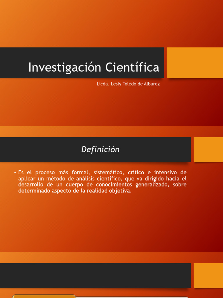 Guía Completa sobre Investigación Científica | PDF | Método científico ...