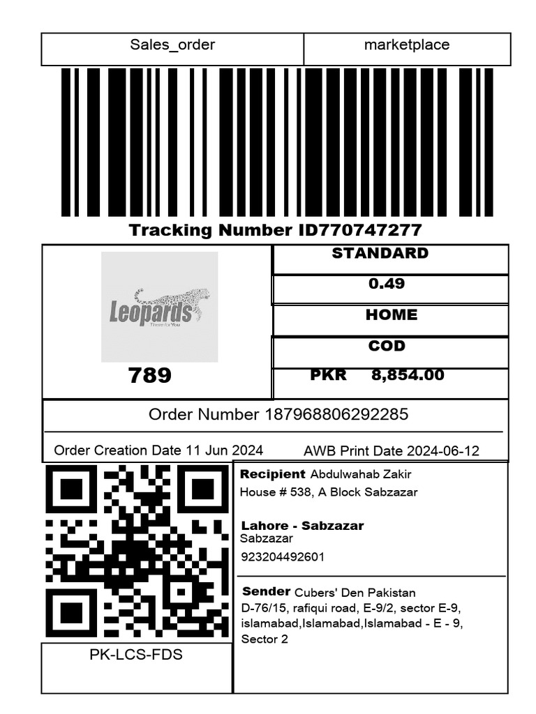 Order Document Jun12 | PDF