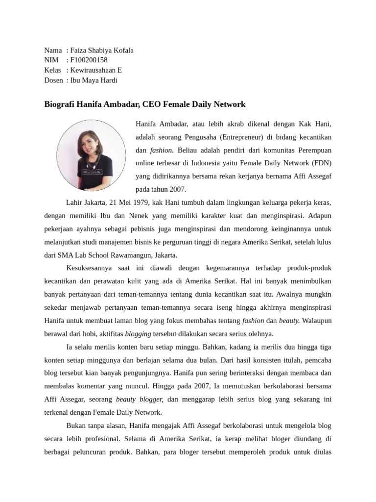 Hanifa Ambadar | PDF