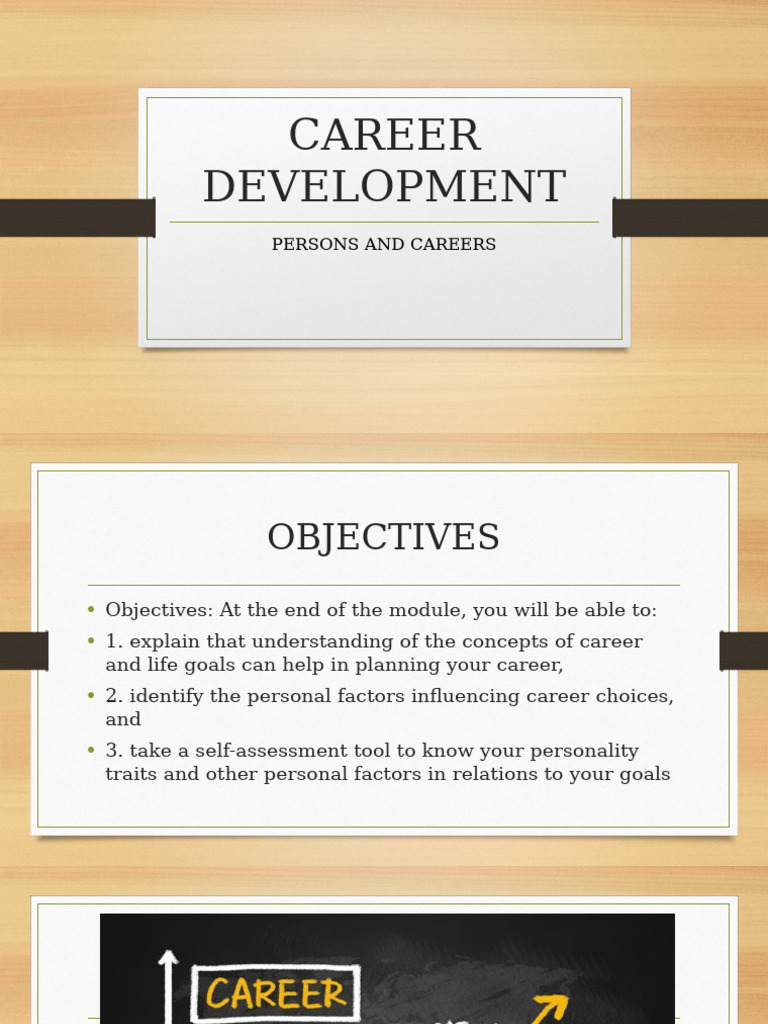 Career Development | PDF | Skill | Humanities
