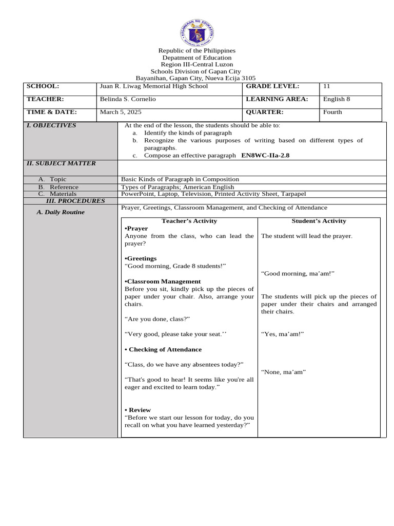 DEMO LP-FINAL (1) | PDF | Disciplines | Paragraph