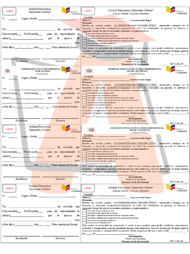 formato editable | PDF