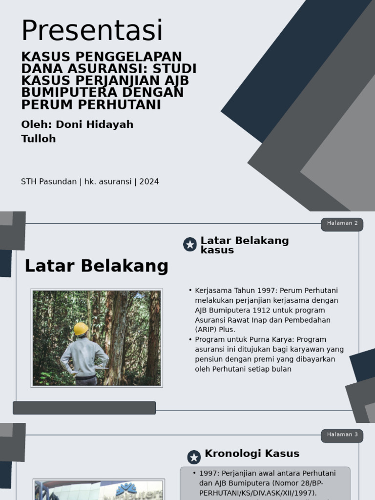 Penggelapan Dana Asuransi Perhutani | PDF