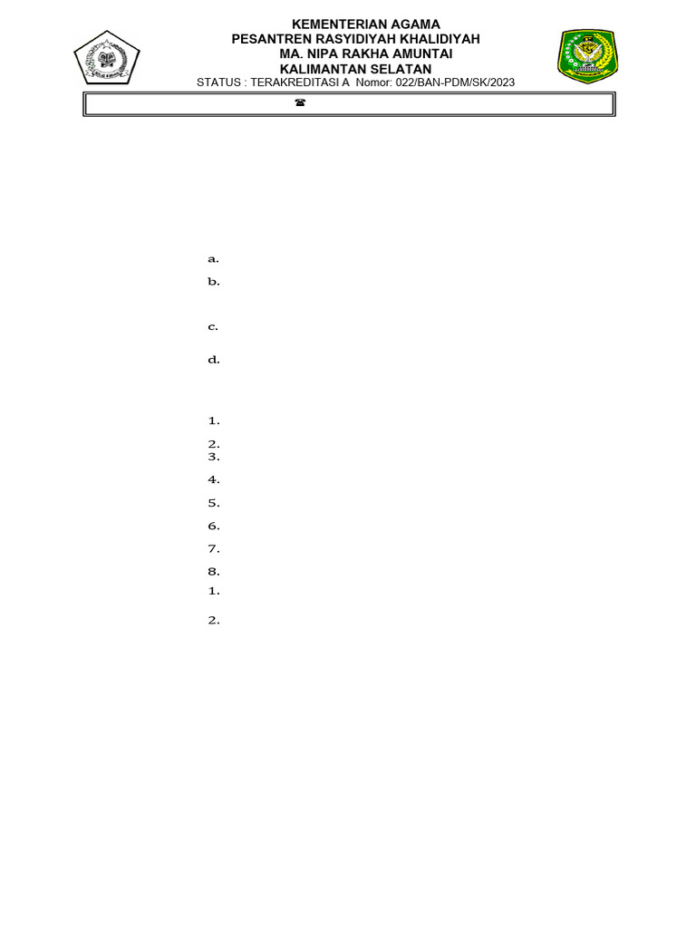 SK Penjamin Mutu 2025 | PDF