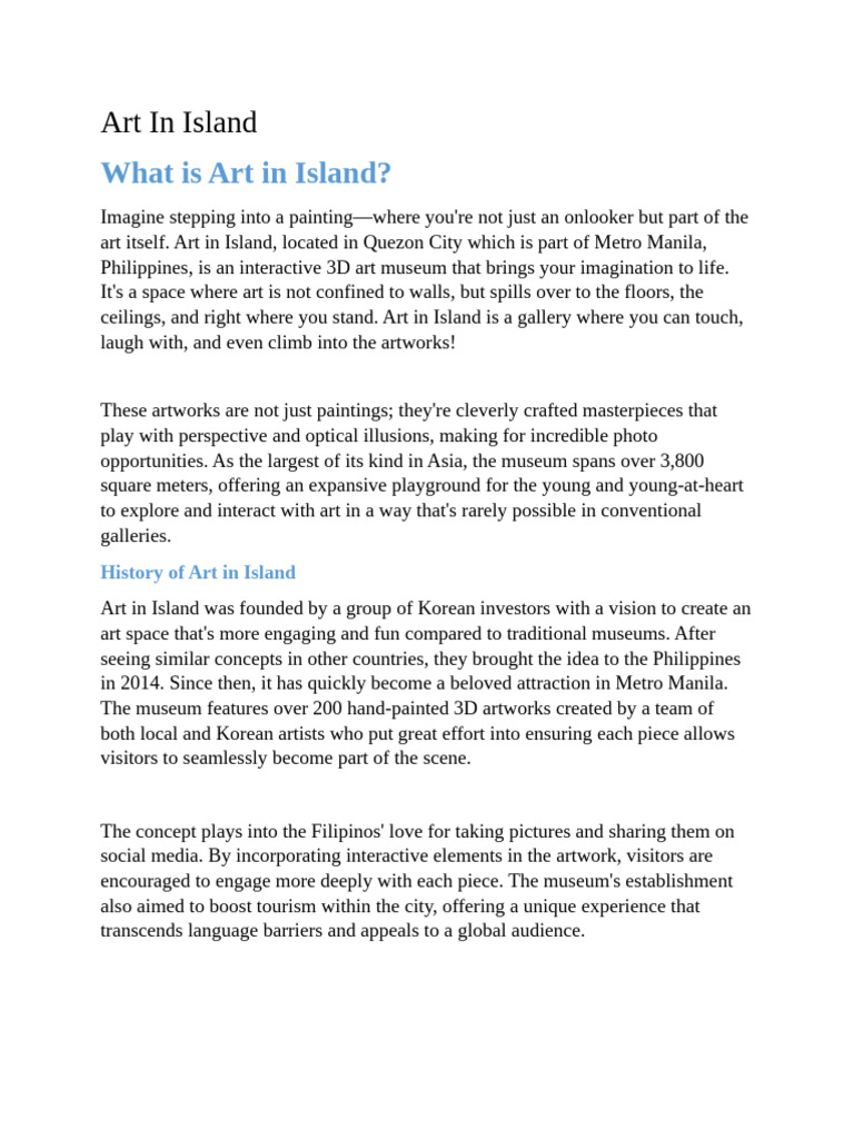 FIELD TRIP-MUSEUM (1) | PDF | Museum | Composition (Visual Arts)